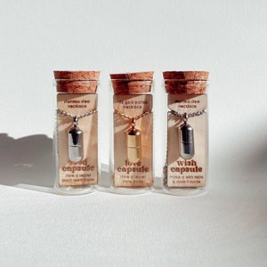 The Capsule Necklace | Seed Capsule | Love Capsule | Wish Capsule ...