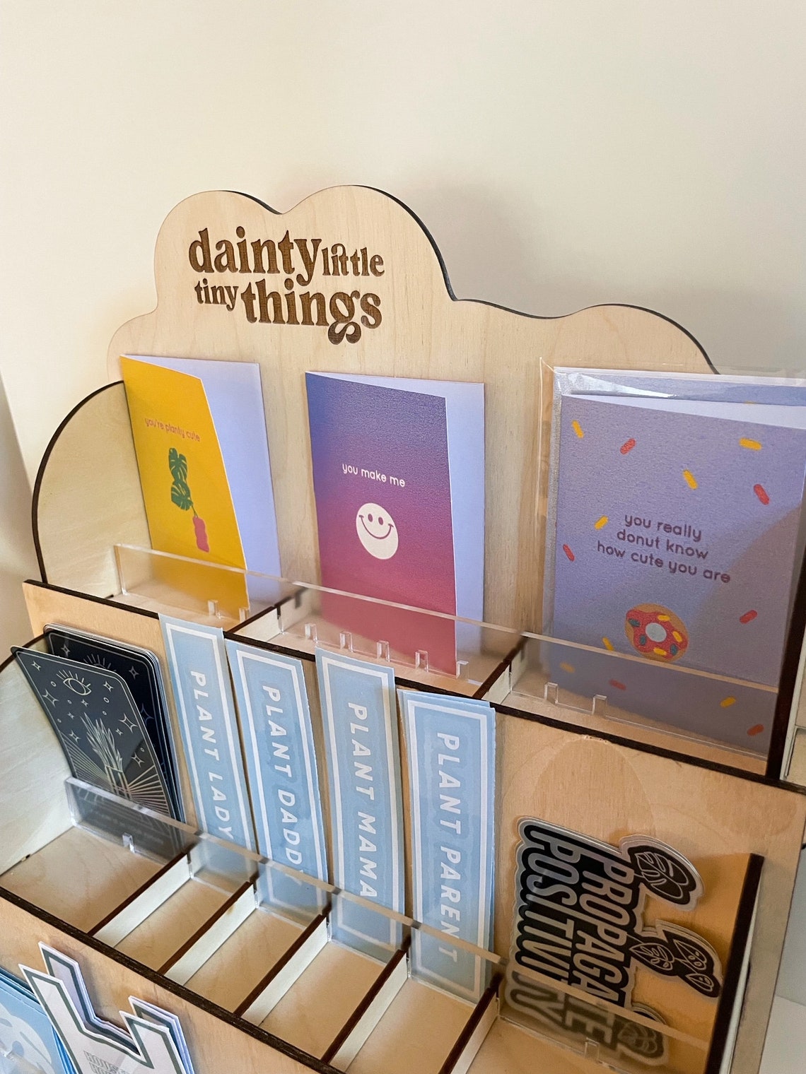 3 Tier Sticker Cloud POS Display Stand (no Logo) - Etsy