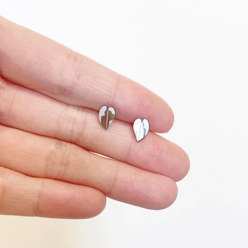 Philodendron Leaf Stud Earrings, Hypoallergenic Plant Jewelry - Etsy
