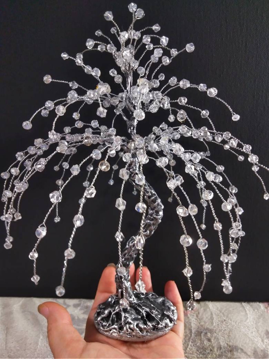 Crystal Tree,beautiful Wedding Gift,wedding Decor,top Cake, Anniversary ...