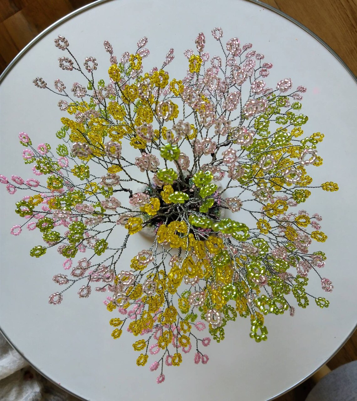 Beaded Tree,symbol of Strength and Stability,big Wire Sculpture,magic ...