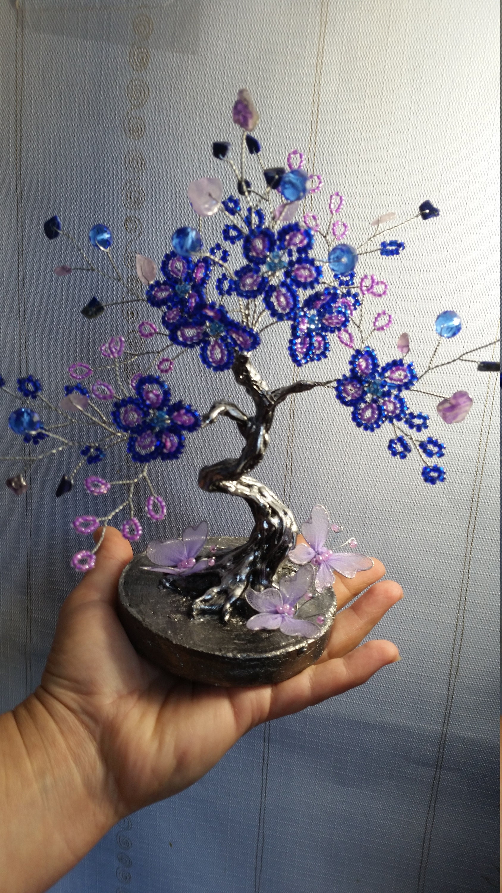 Crystal Tree of Life Magic Tree Charm Gift Amethyst Tree Lapis - Etsy