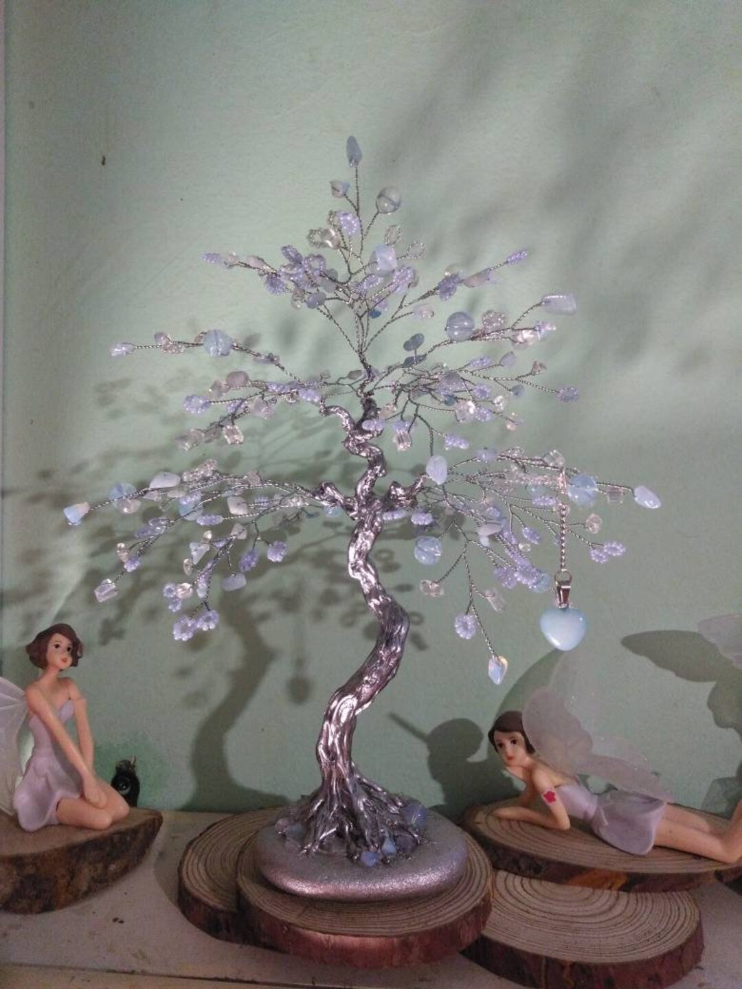 Crystal Tree,aquamarine Tree of Life,moon Stone Crystal Tree,feng Shui ...