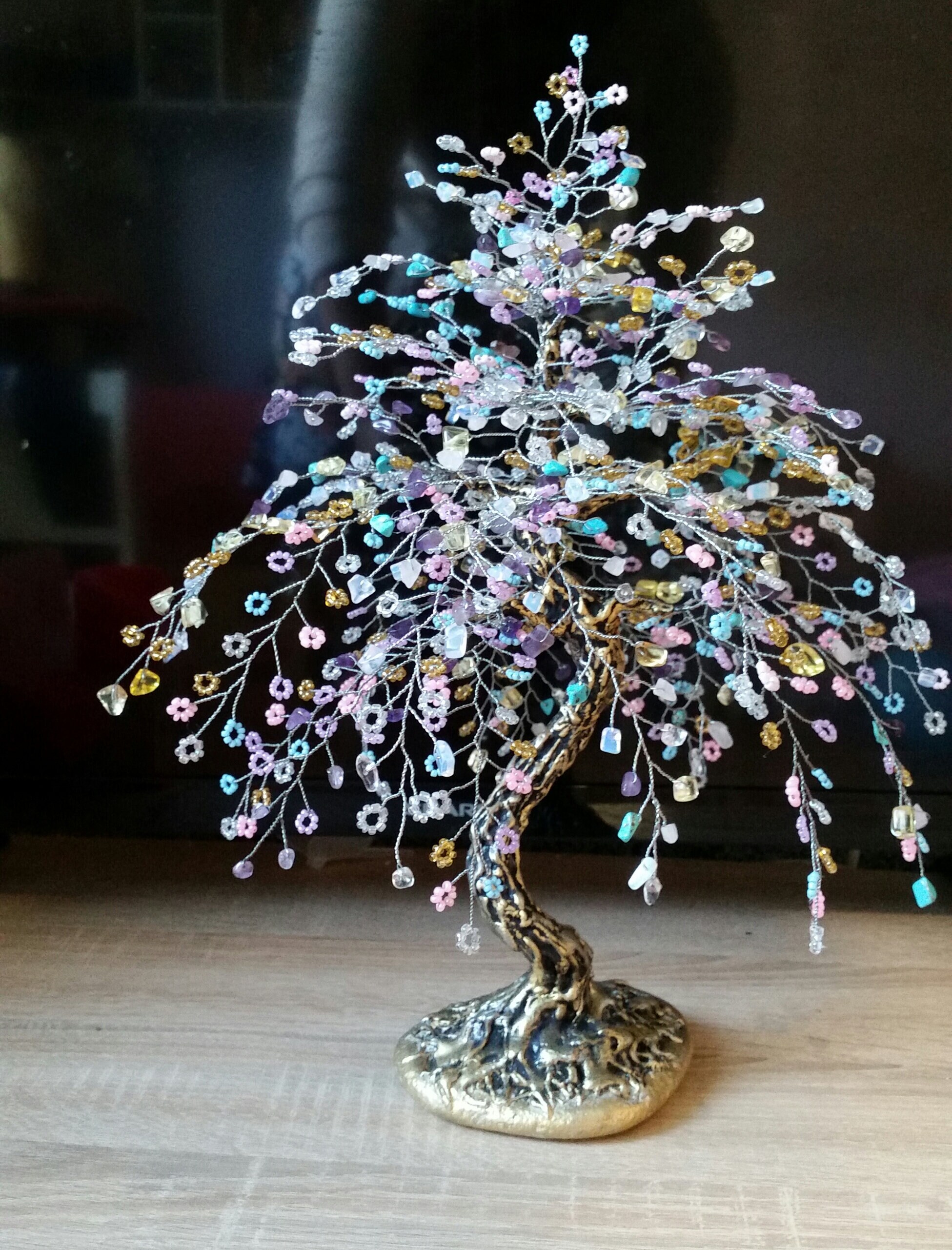 Gemstone Tree of Life Turquoise Tree Amethyst Tree Citrine - Etsy Canada