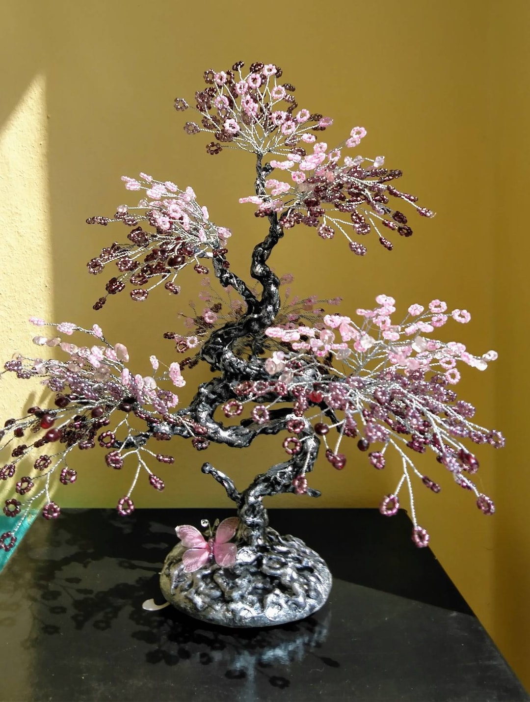 Crystal Tree of Life,garnet Bonsai-tree,rose Quartz Crystal Tree,feng ...