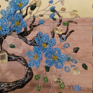 Blue Magic Tree Nephrite Tree of Life Citrine Gemstone Tree Sculpture ...