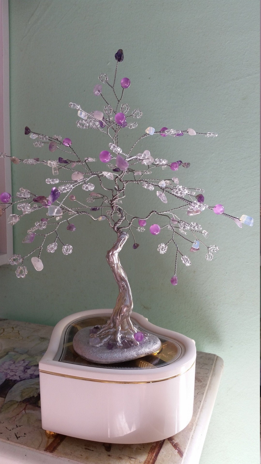 Amethyst Tree,opalit Tree,crystal Tree,boutique Gift,feng Shui Tree of ...