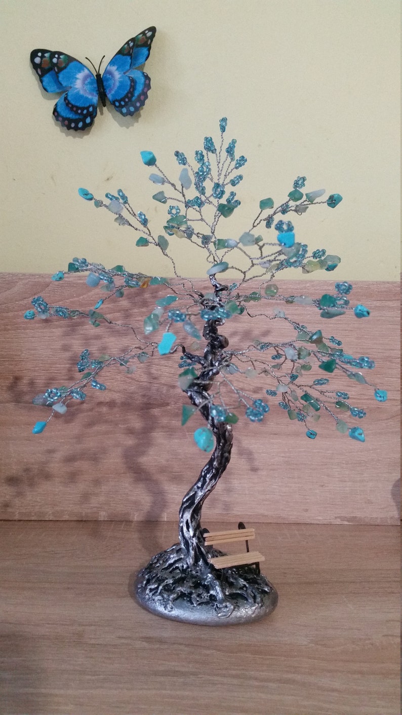 Magic Tree Gemstone Tree of Life Crystal Tree Birthday Gift Feng Shui ...