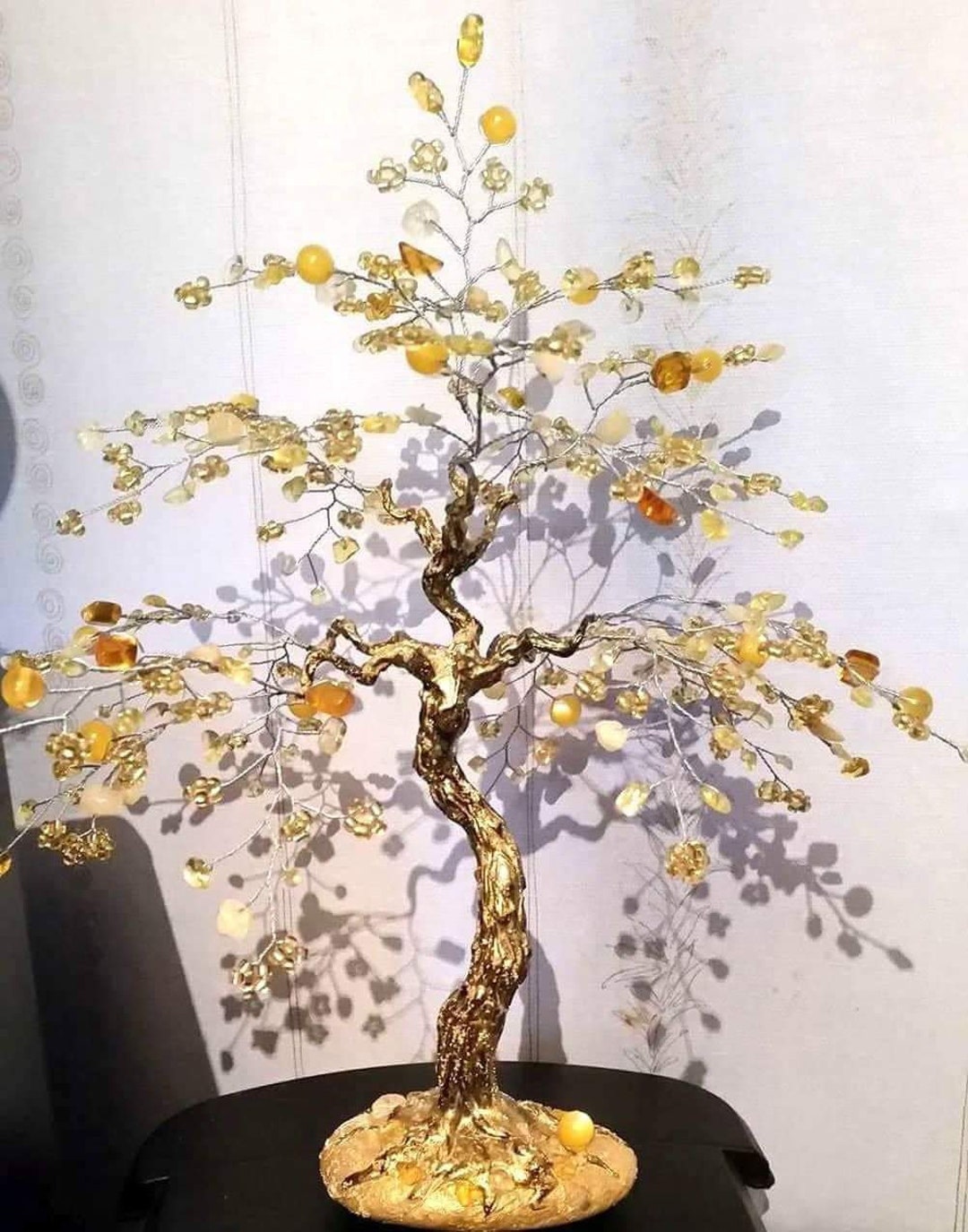 Gemstone Tree,citrine Tree,anniversary Gift - Etsy