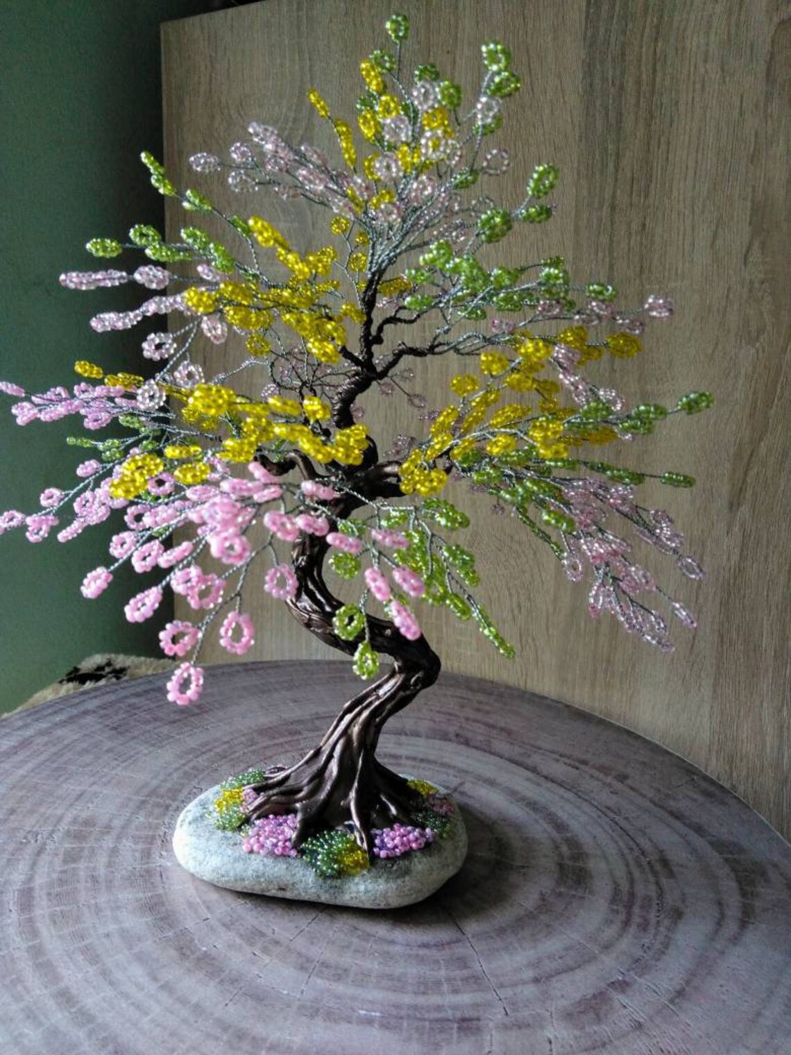 Beaded Tree,symbol of Strength and Stability,big Wire Sculpture,magic ...