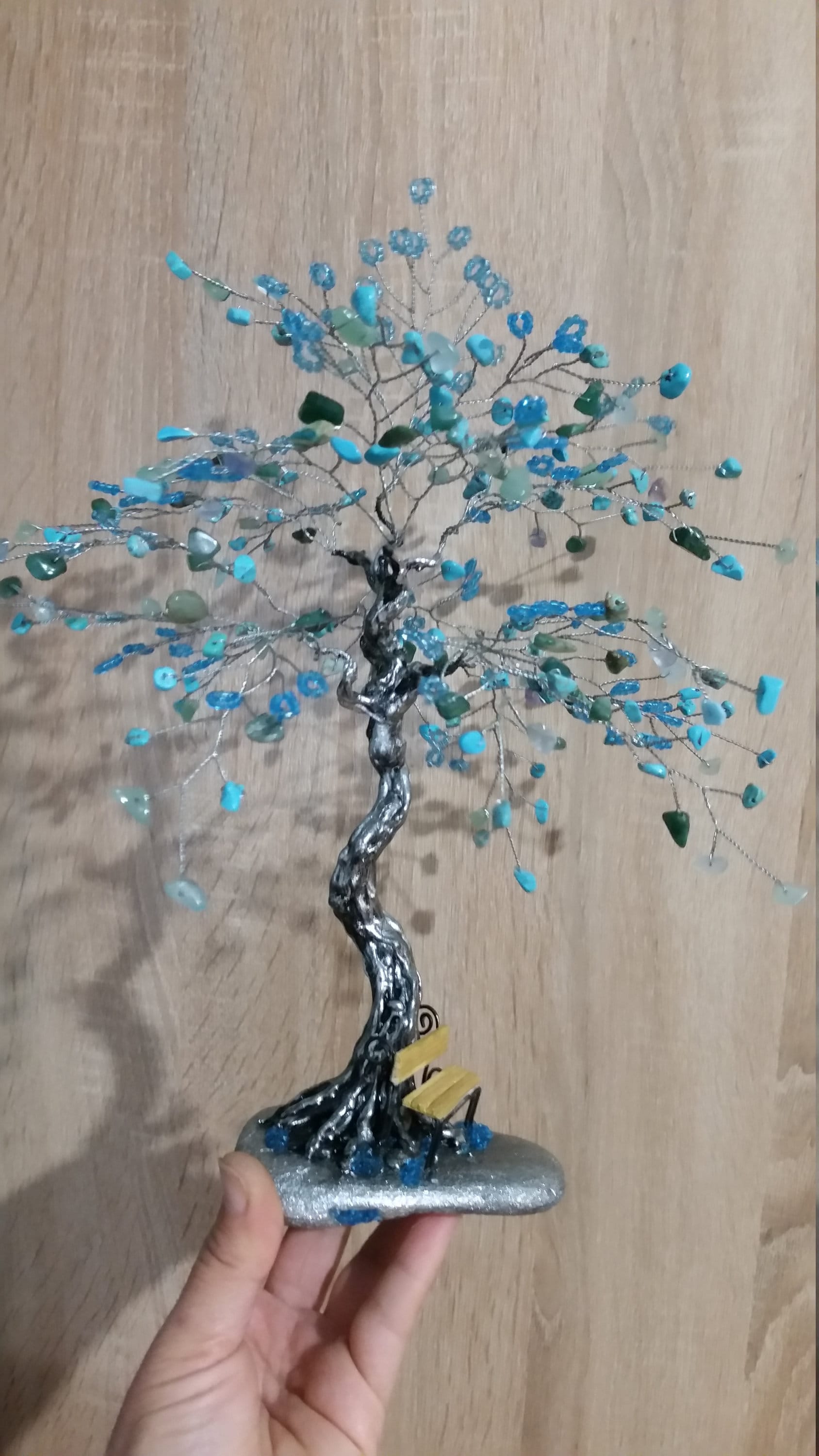 Magic Tree Gemstone Tree of Life Crystal Tree Birthday Gift Feng Shui ...