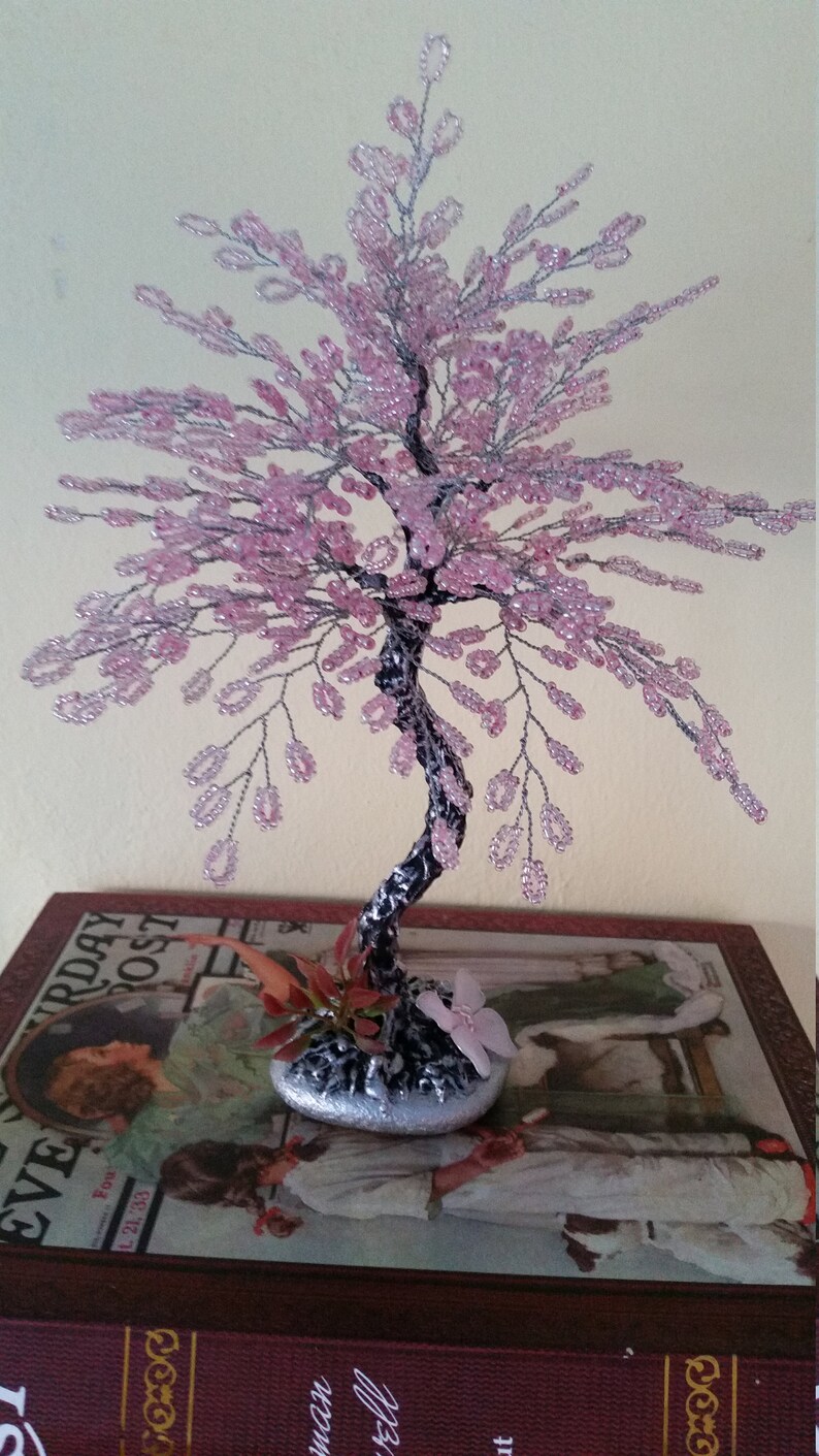 Bead Tree Pink Tree Woman Gift Baby Gift Love Gift | Etsy