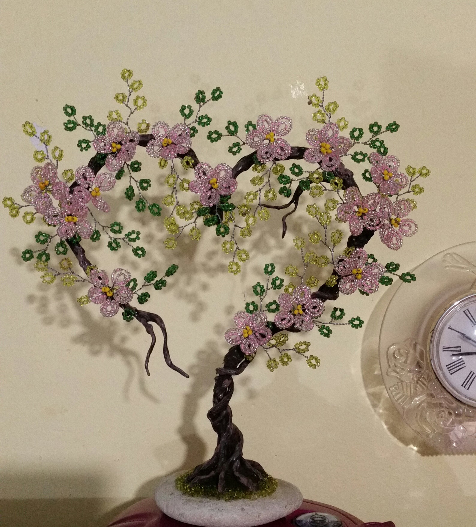 Handmade Tree Heart Tree Bead Tree Home Decor Love Gift - Etsy