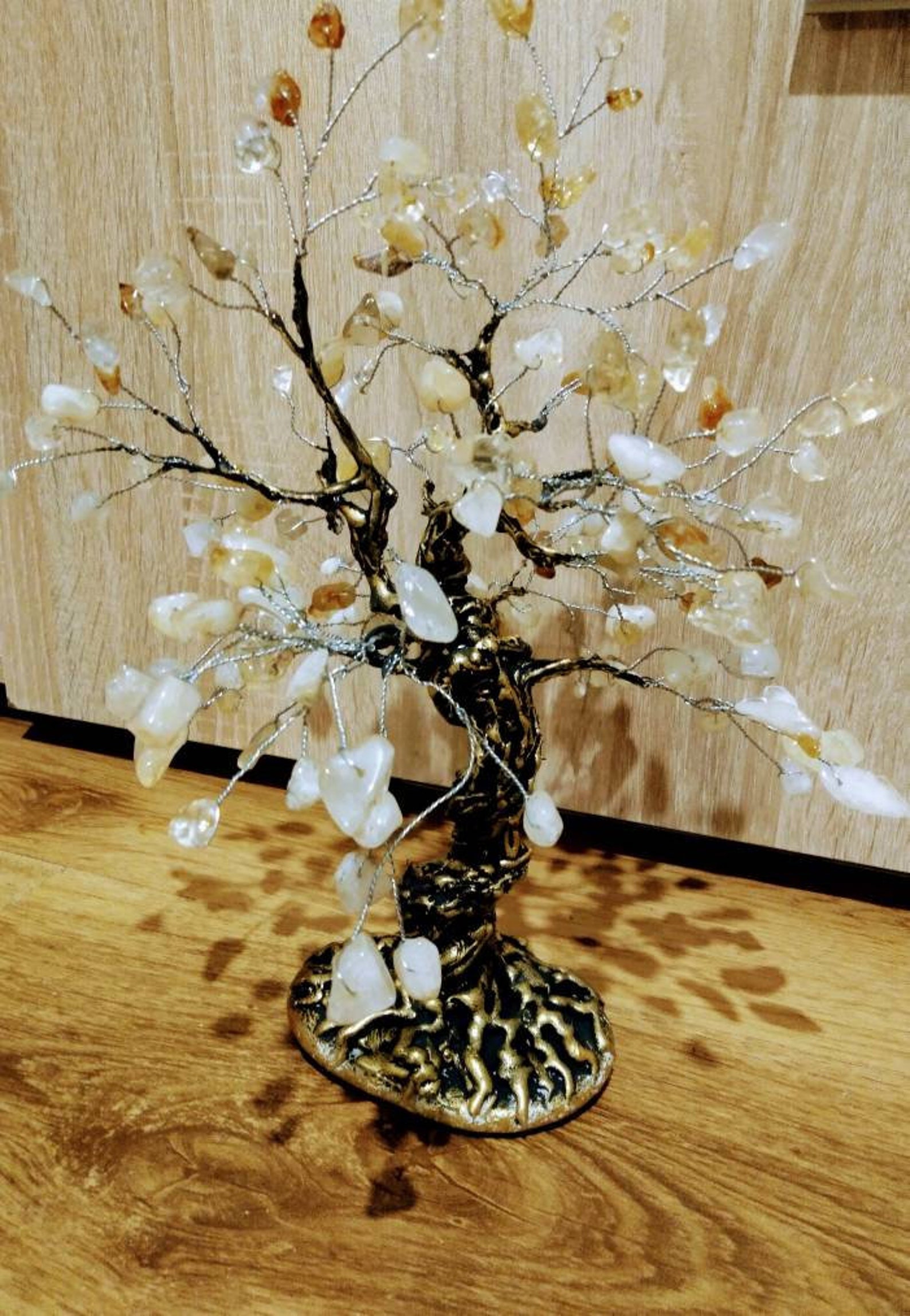 Crystal Tree of Life Citrine Tree Sculpturefeng Shui Tree of - Etsy