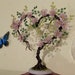 Handmade Tree Heart Tree Bead Tree Home Decor Love Gift,valentine's ...