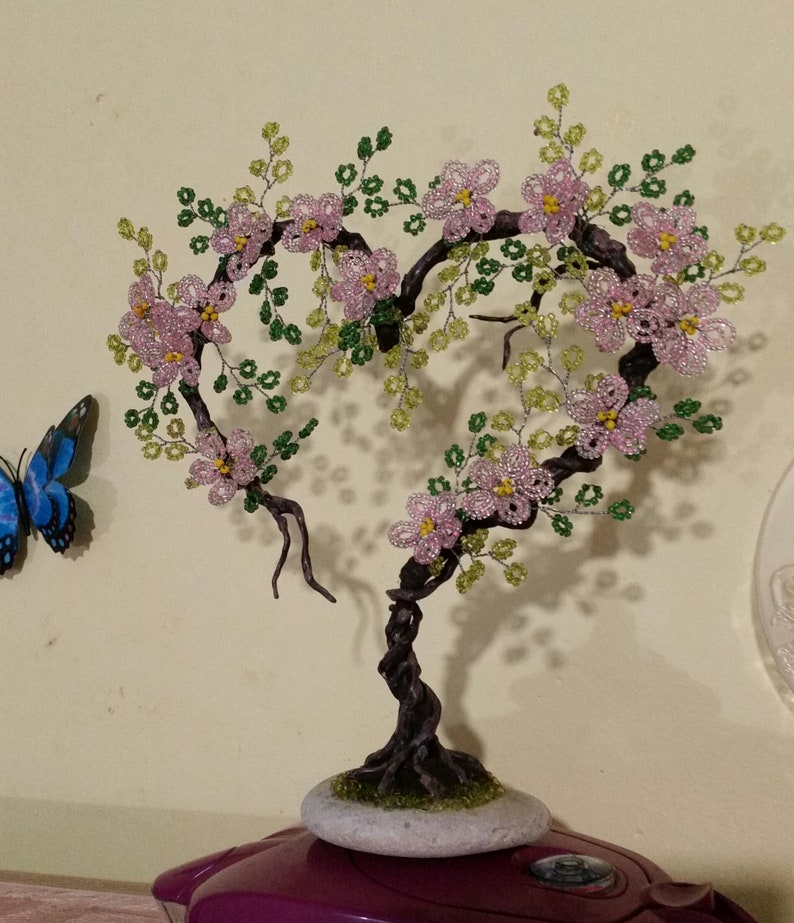 Handmade Tree Heart Tree Bead Tree Home Decor Love Gift - Etsy