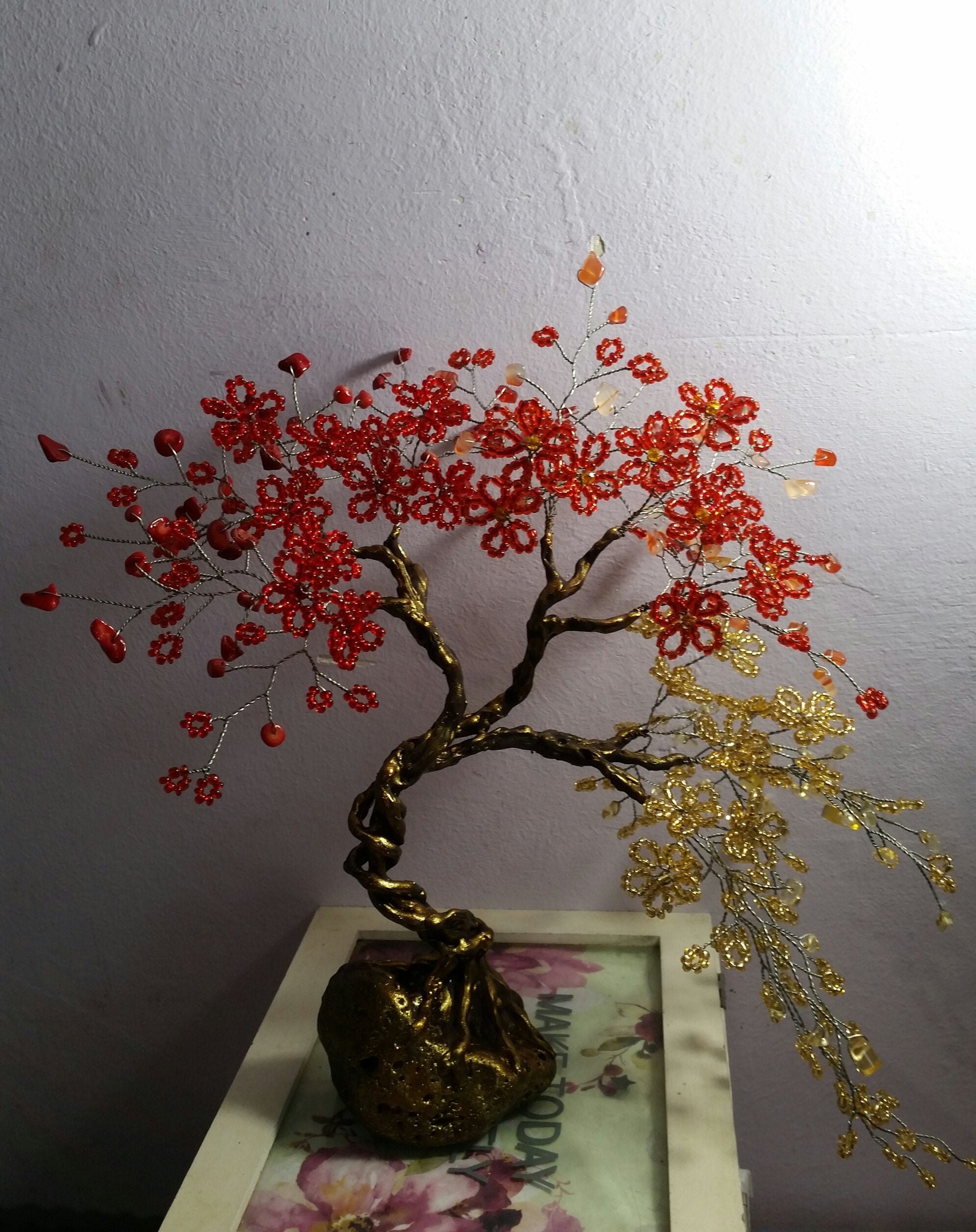 Gemstone Tree,magic Tree,bonsai Tree,feng Shui Tree,citrine Tree ...