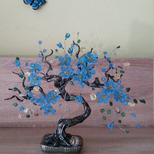 Blue Magic Tree Nephrite Tree of Life Citrine Gemstone Tree Sculpture ...