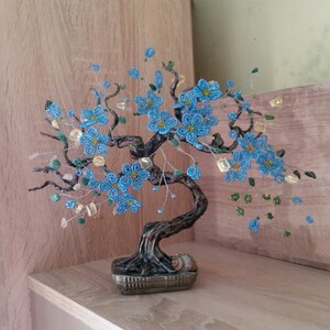 Blue Magic Tree Nephrite Tree of Life Citrine Gemstone Tree Sculpture ...