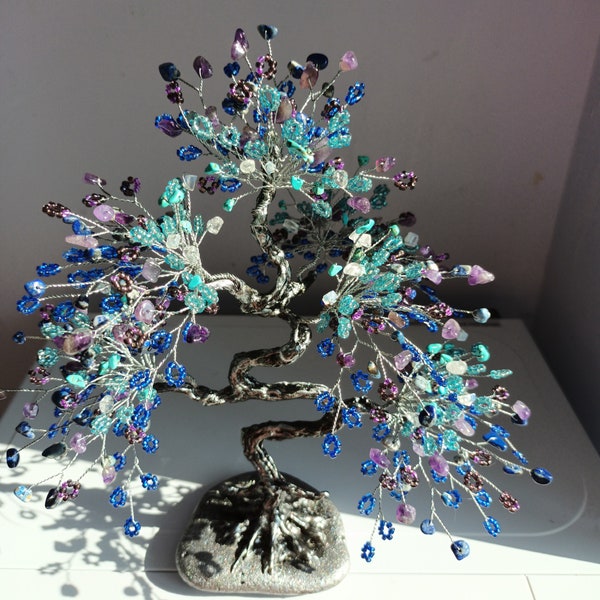 Crystal Wire Tree Sculpture - Etsy
