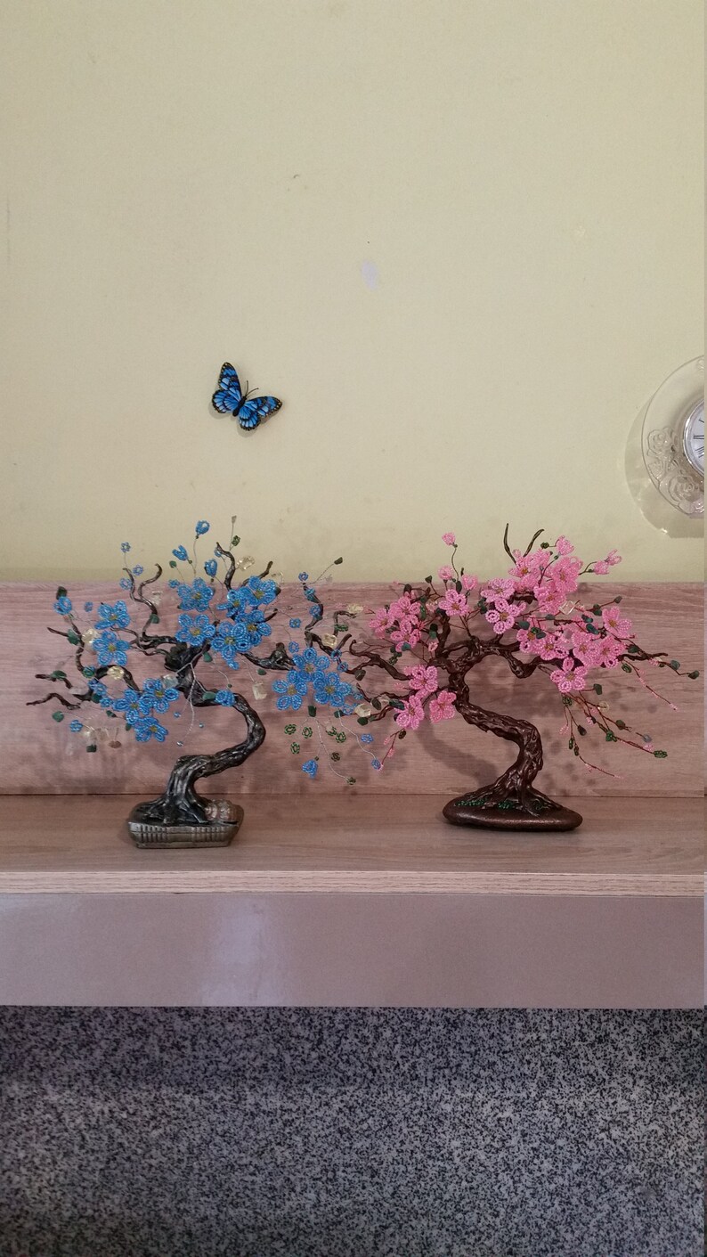 Blue Magic Tree Nephrite Tree of Life Citrine Gemstone Tree Sculpture ...