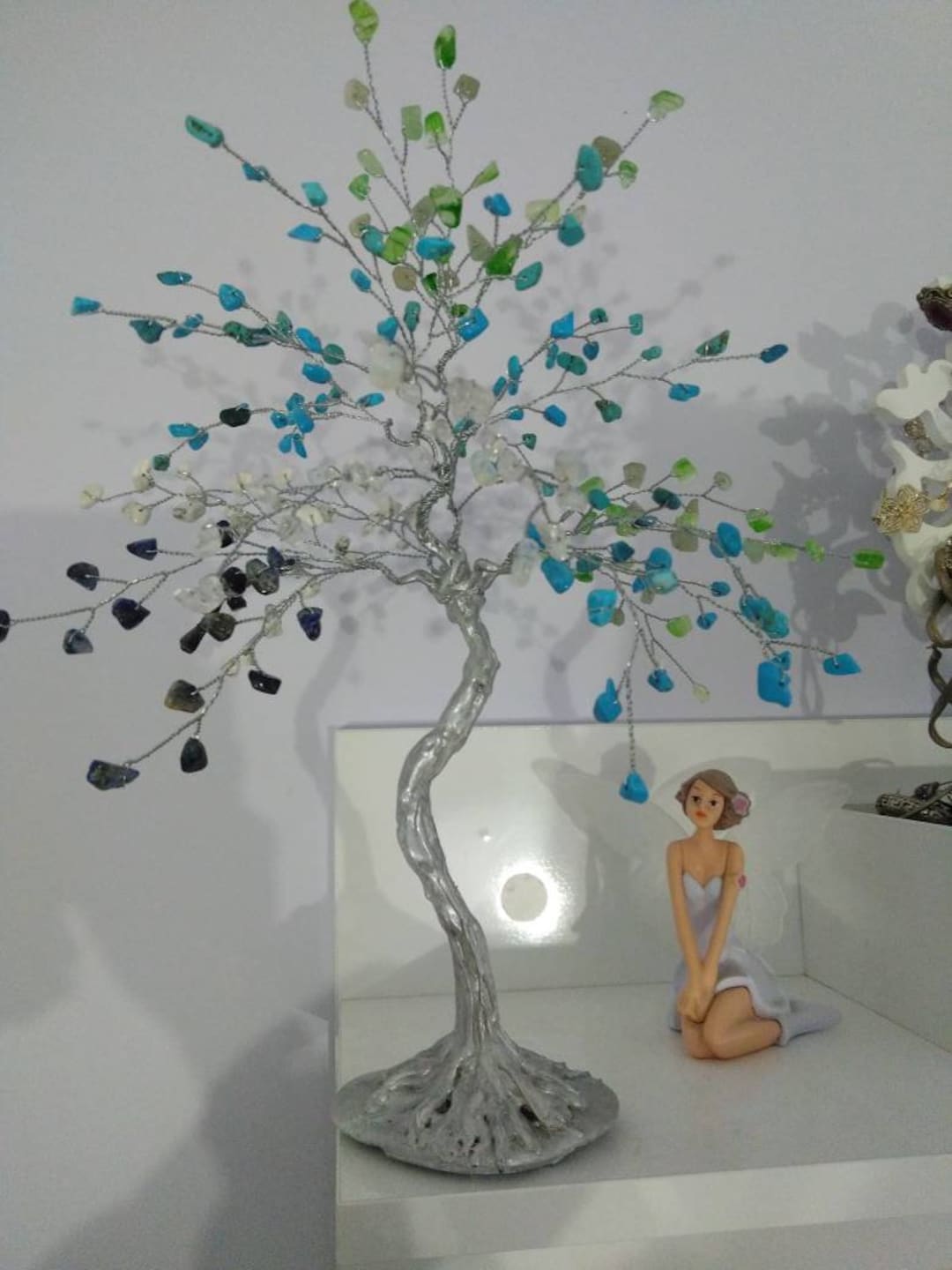 Gemstone Tree of Life, Seven Stones Tree Sculpture for Success,harmony ...