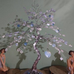Crystal Tree,aquamarine Tree of Life,moon Stone Crystal Tree,feng Shui ...