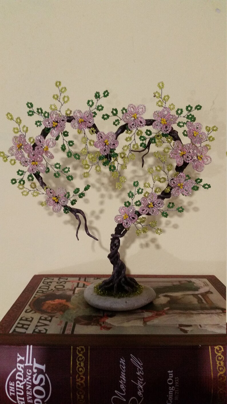 Handmade Tree Heart Tree Bead Tree Home Decor Love Gift - Etsy