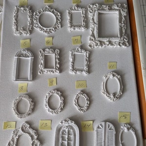 Miniature Plaster Architectural Frames Miniature Frames - Etsy