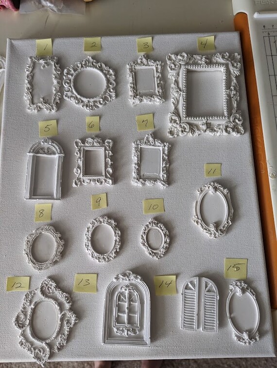 Miniature Plaster Architectural Frames Miniature Frames - Etsy
