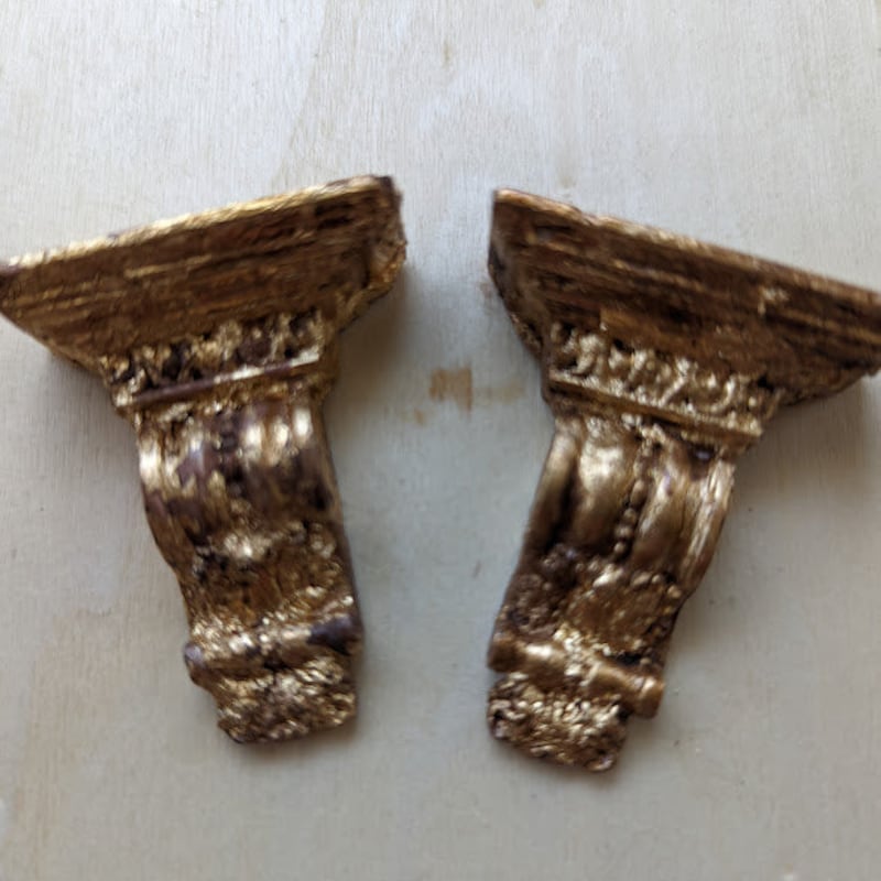 Gold Brackets - Etsy