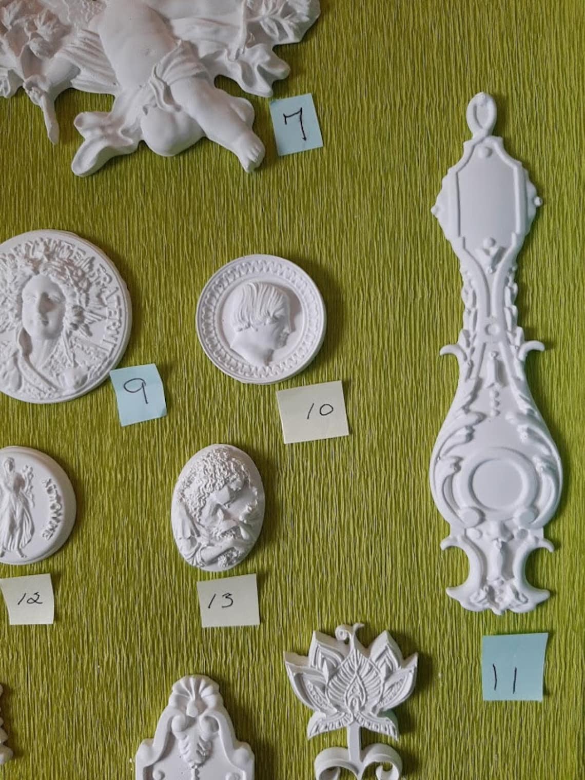 Miniature Plaster Architectural Elements - Architectural Appliques ...