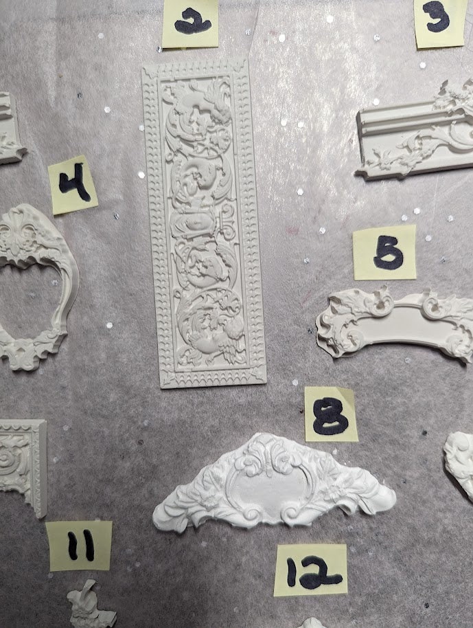 Miniature Architectural Pieces in Plaster - Etsy