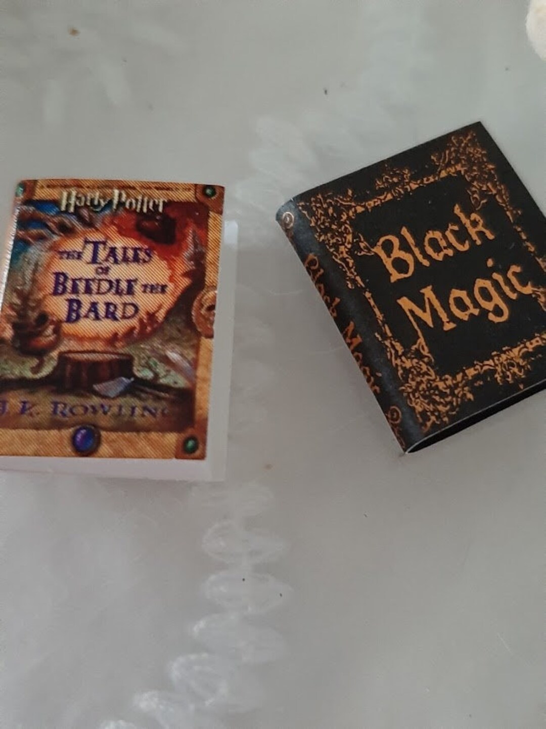 2 Miniature Books-miniatures-mini Books-halloween Books - Etsy