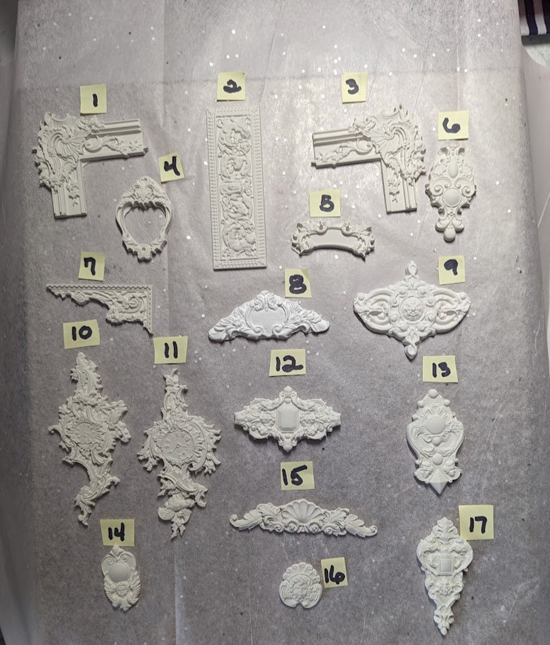 Miniature Architectural Pieces in Plaster - Etsy