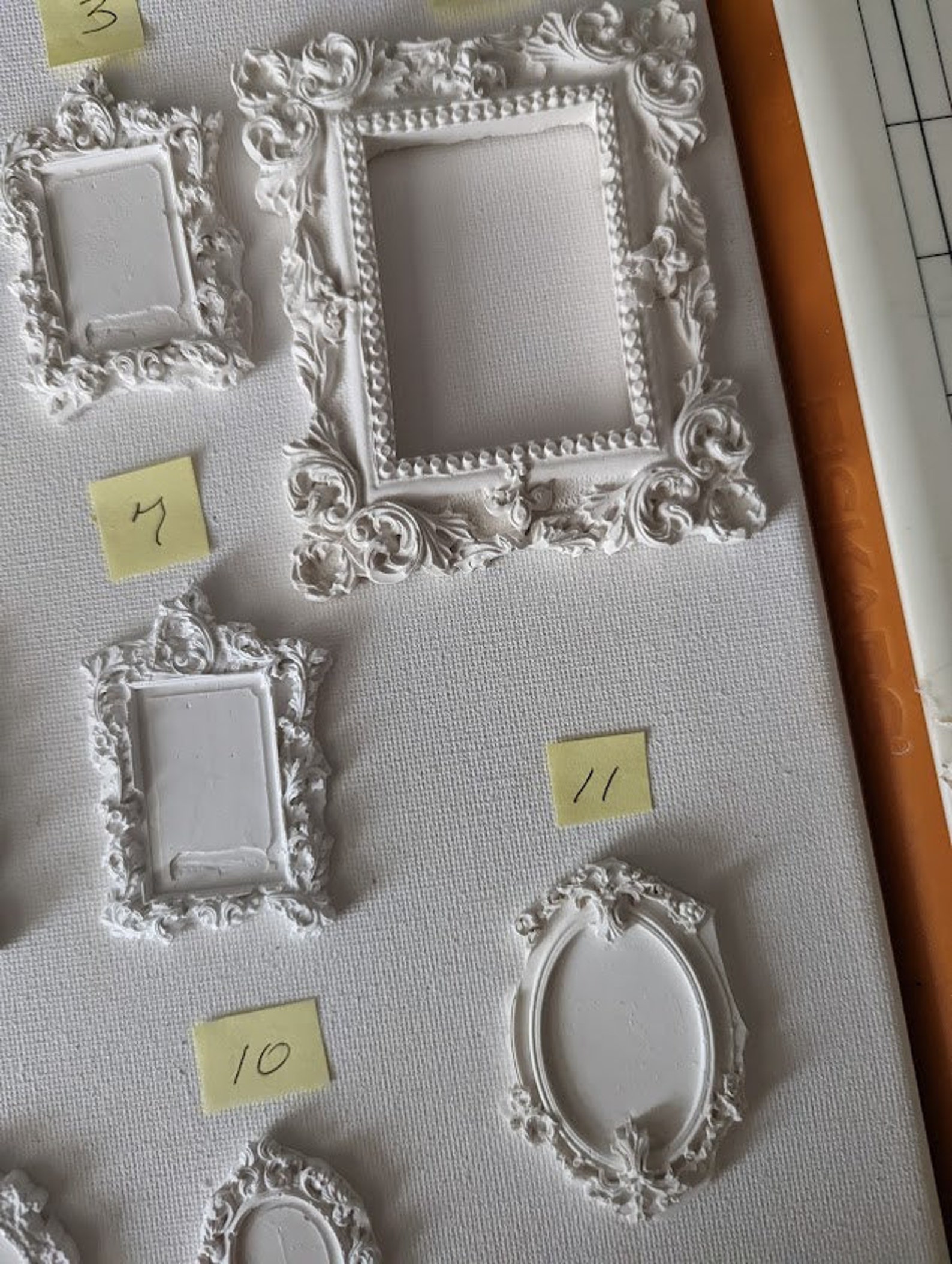 Miniature Plaster Architectural Frames Miniature Frames - Etsy