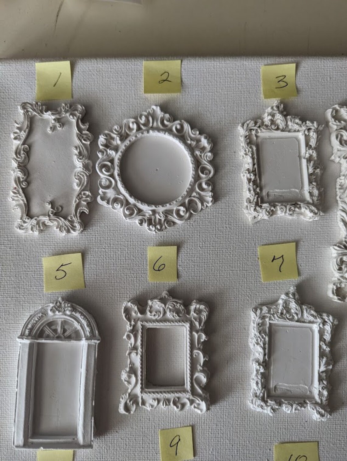 Miniature Plaster Architectural Frames Miniature Frames - Etsy