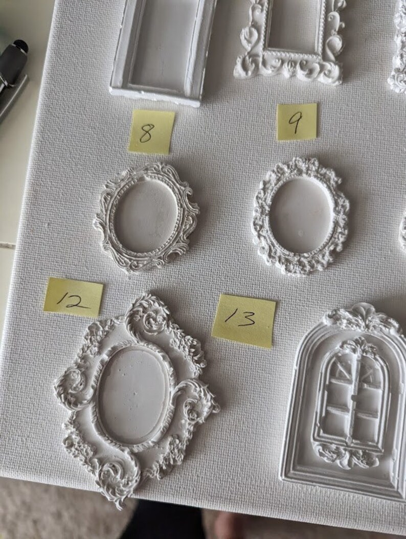 Miniature Plaster Architectural Frames Miniature Frames - Etsy