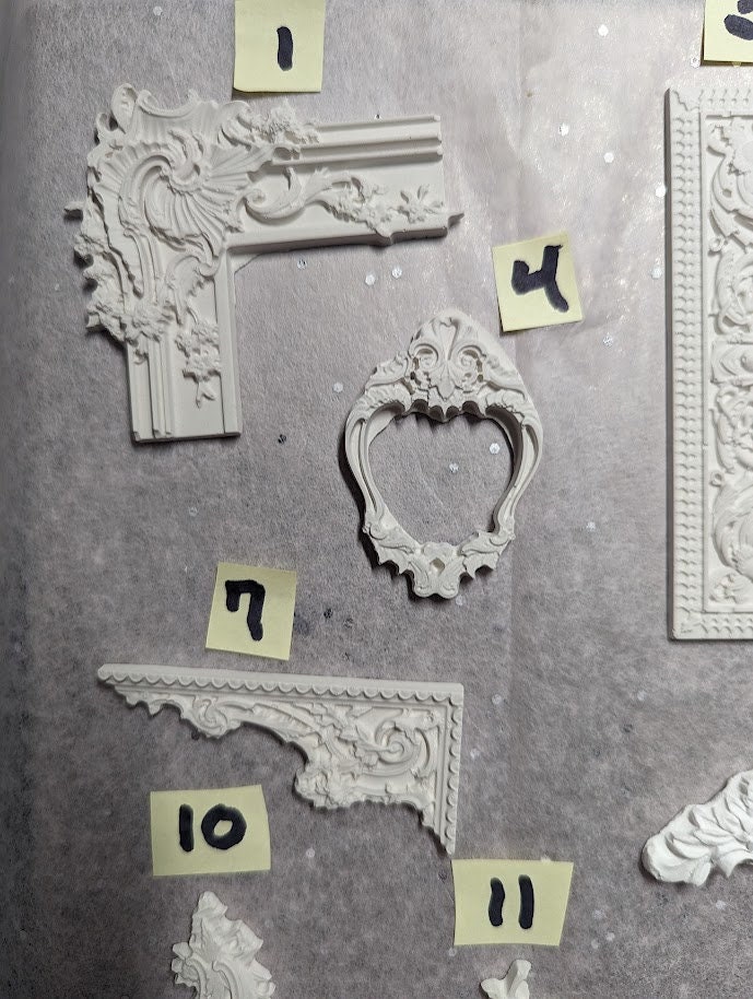 Miniature Architectural Pieces in Plaster - Etsy