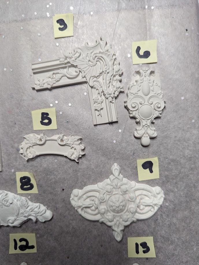 Miniature Architectural Pieces in Plaster - Etsy