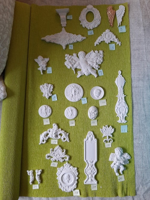 Miniature Plaster Architectural Elements Archetectural - Etsy