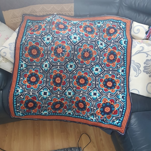 Persian Tile Crochet Pattern - Etsy