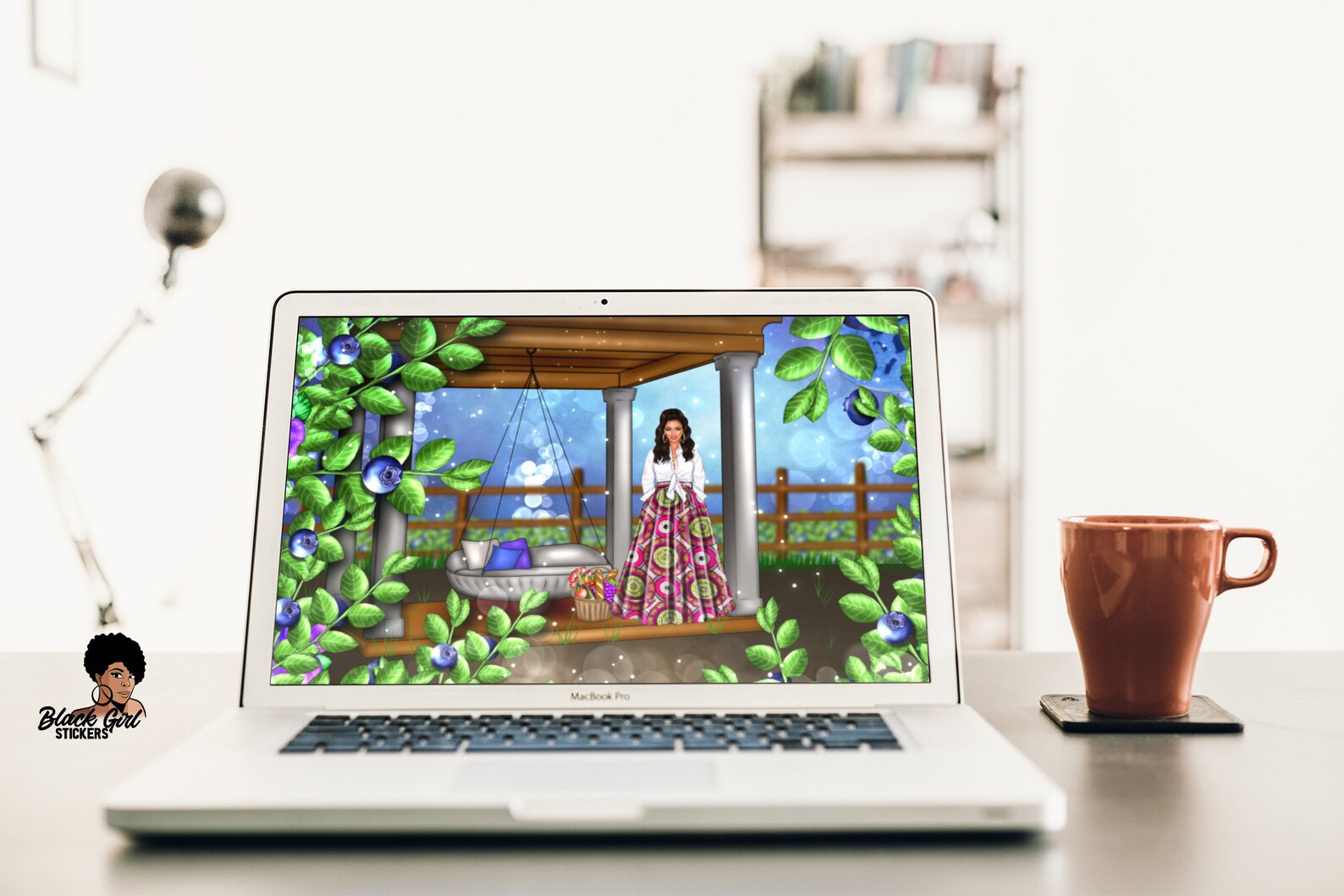 Digital Scenes Planner Inserts Digital Download Black Girl - Etsy