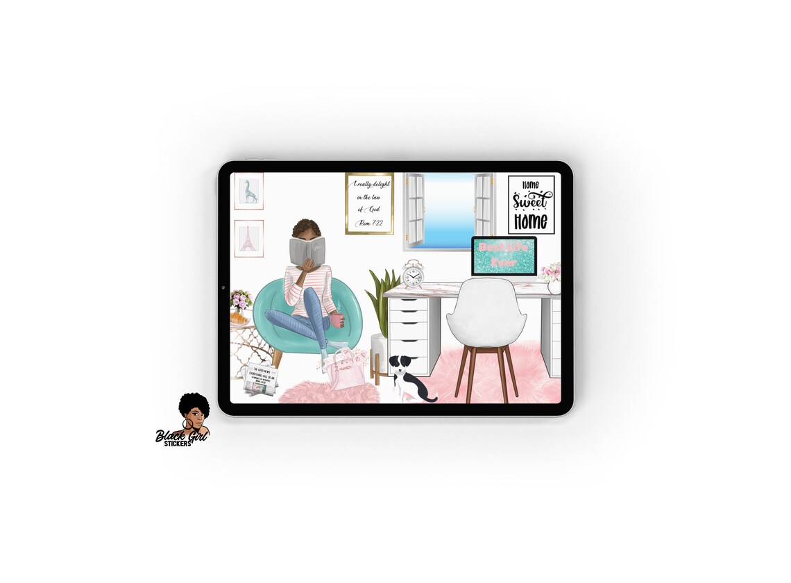 JW, JW Pioneer Gifts, JW Illustrations, MacBook Wallpaper, Black Girl ...