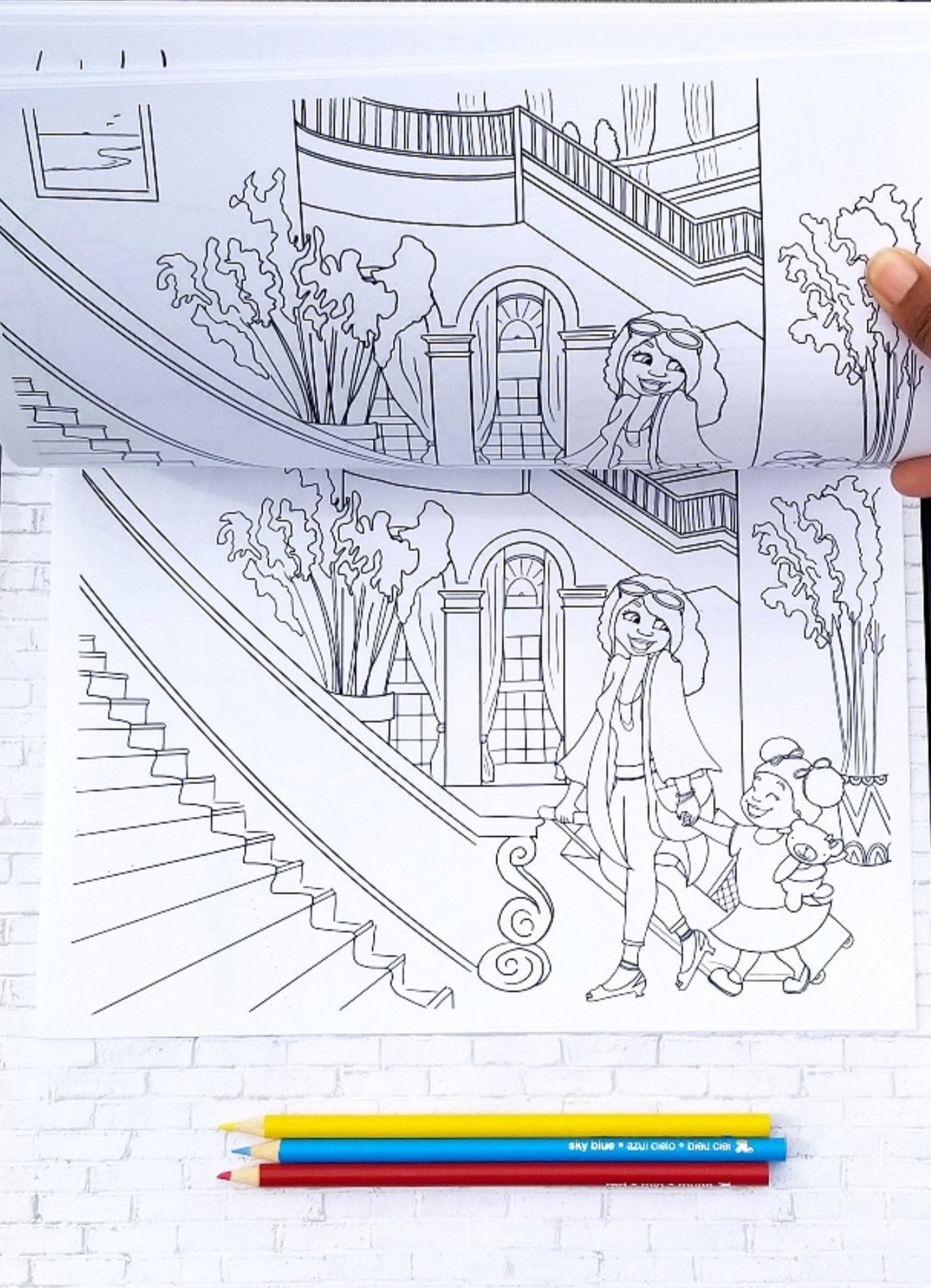 Adult Coloring Books Travel Coloring Book Coloring Books For | Etsy