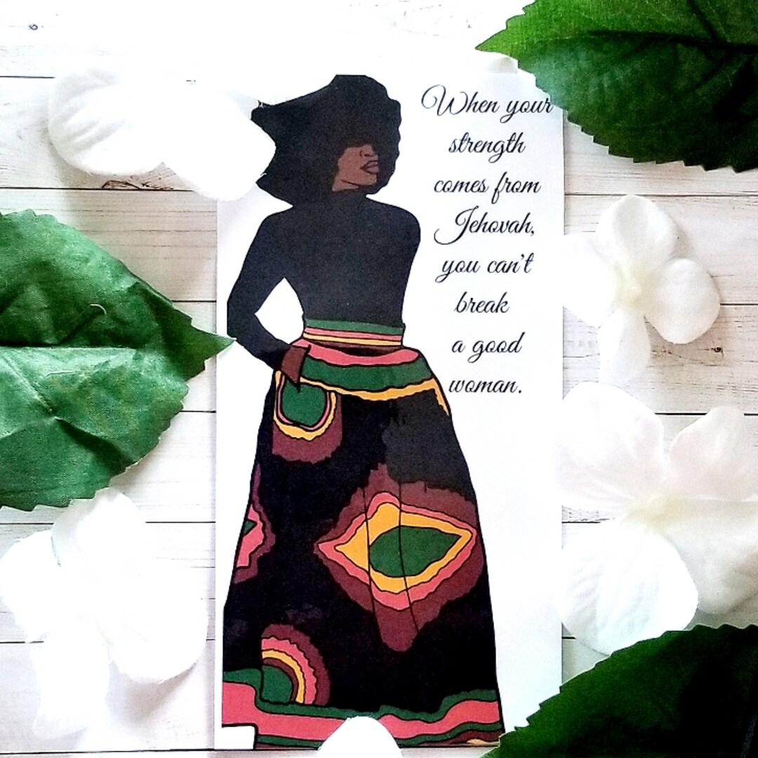 Inspirational Woman Bookmark, Jehovah's Witness Gift, Handmade ...