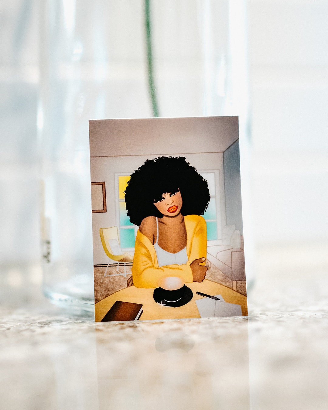 Black Girl Stickers, Melanin Stickers, Aesthetic Stickers, Black ...