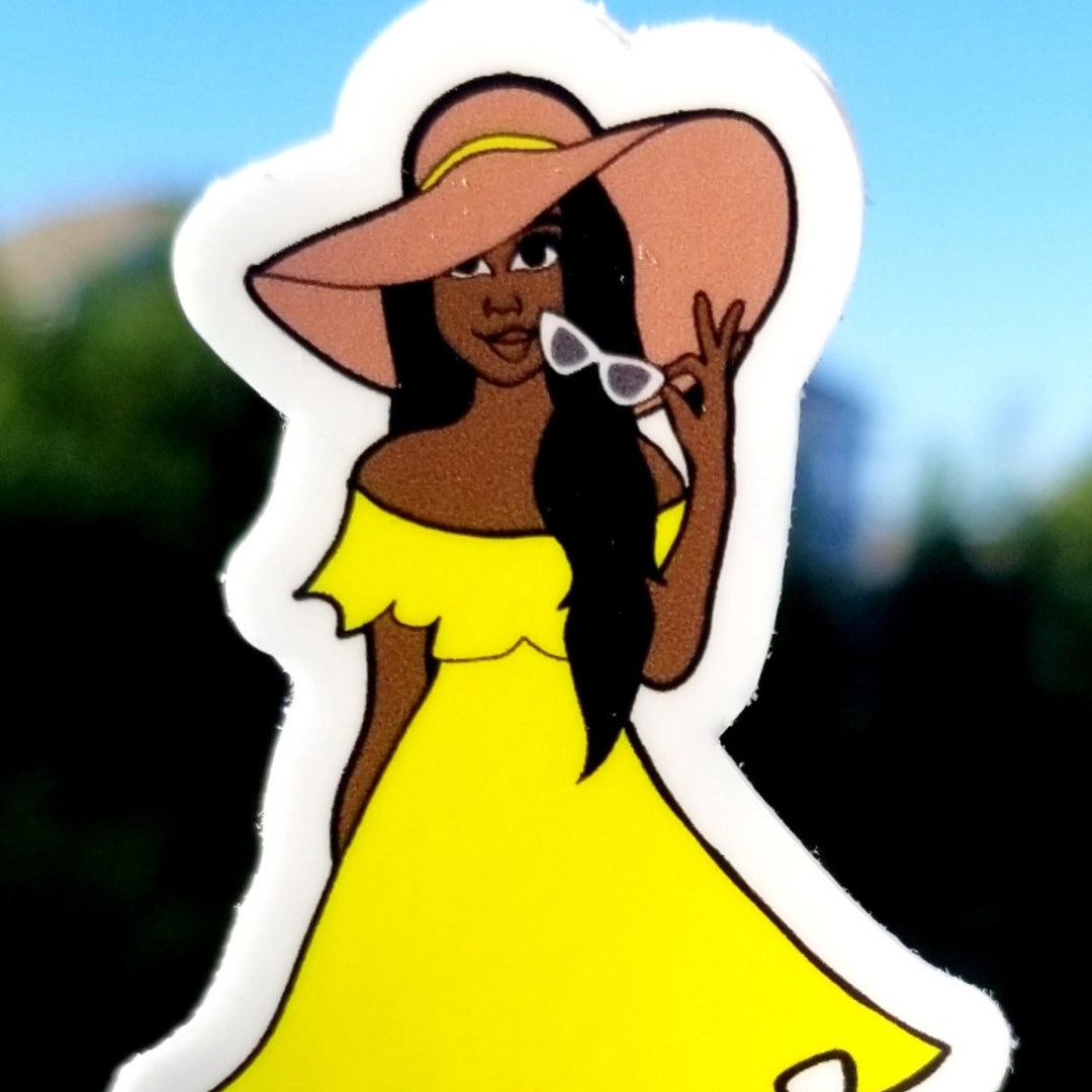 Black Girl Stickers, Aesthetic Stickers, Cute Stickers, Positivity ...