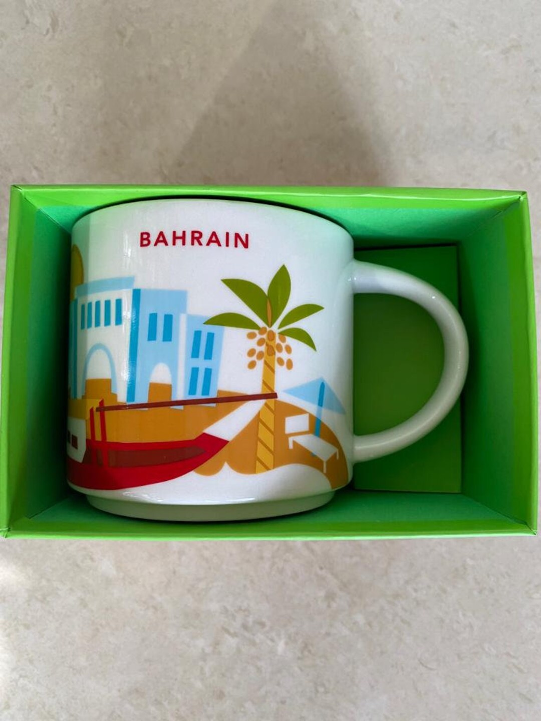 Starbucks Bahrain You Are Here Series Bahrain 14oz Mug - Etsy