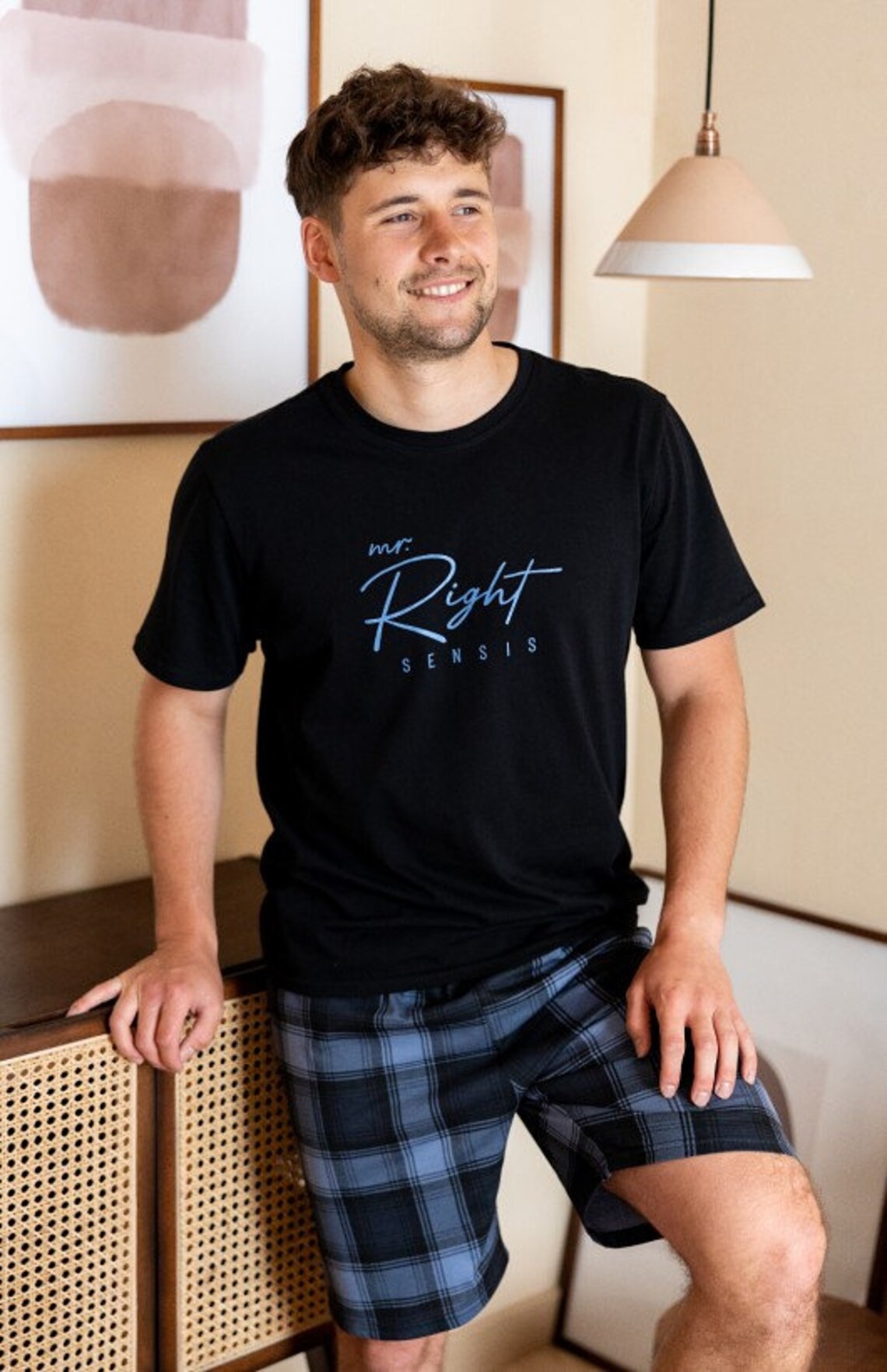 Always Right Checkered Matching Pajamas for Couples - Etsy